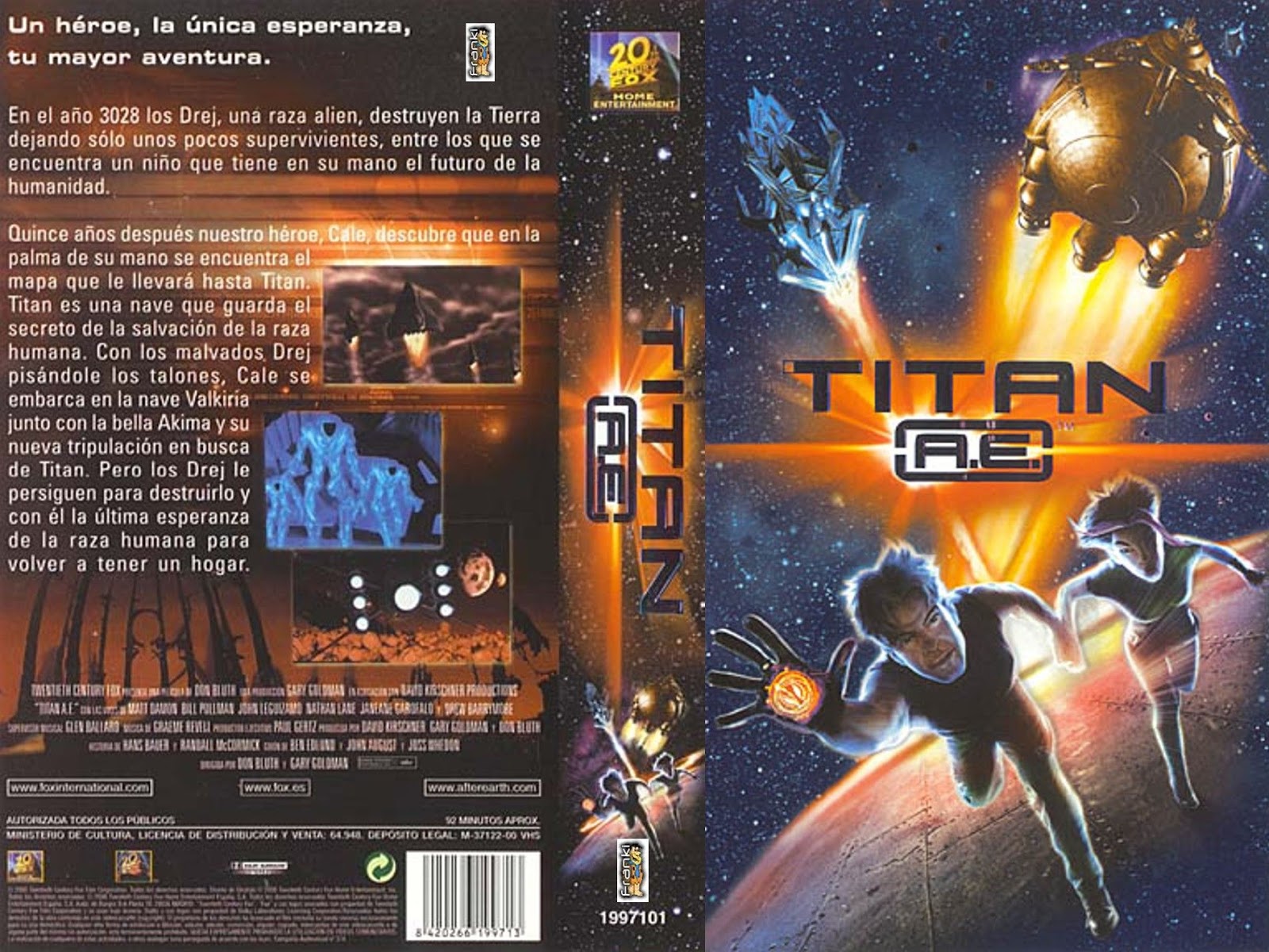 EL DESCUBRIMIENTO DE LAS PELICULAS AJENAS A DISNEY: Titan A.E.