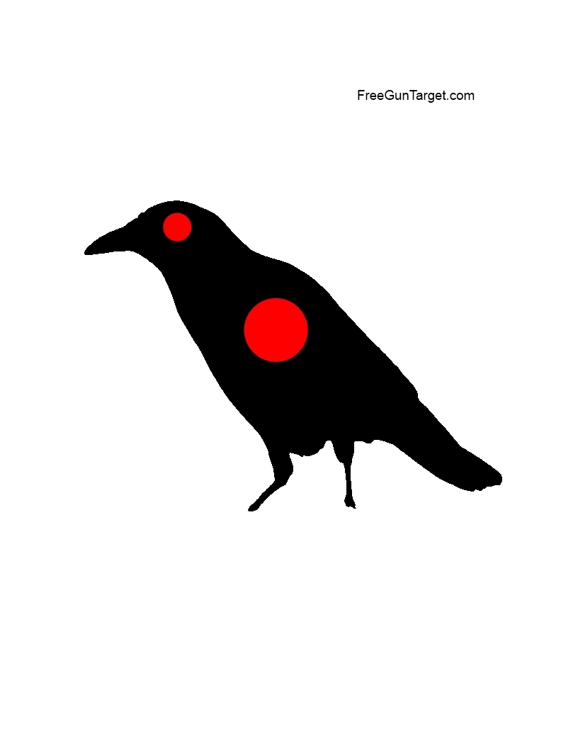 Free Gun Targets: Crow Targets