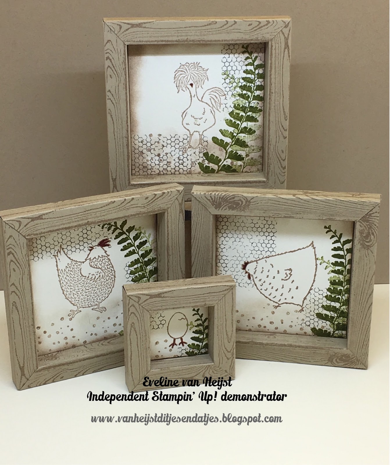 Ditjes en datjes: Making paper frames.