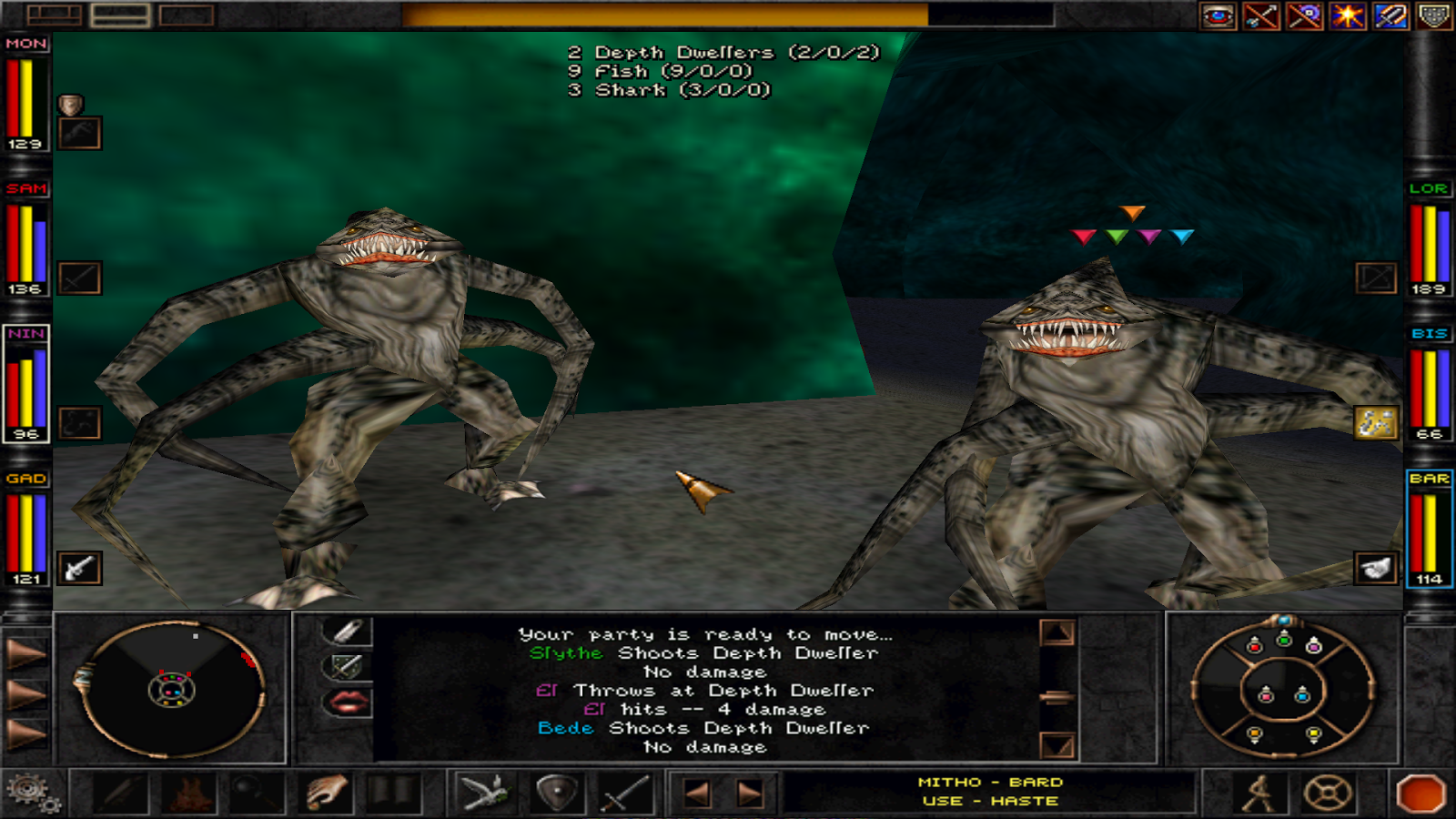 Wizardry 8 - Part 9 - The Mook, Mt Gigas Caves and Bayjin Shallows