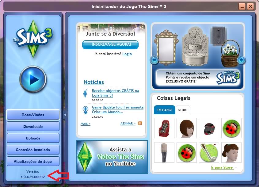 Fãs De The Sims 3: Tutorial: Como atualizar seu The Sims 3 (Versão 1.38 ...