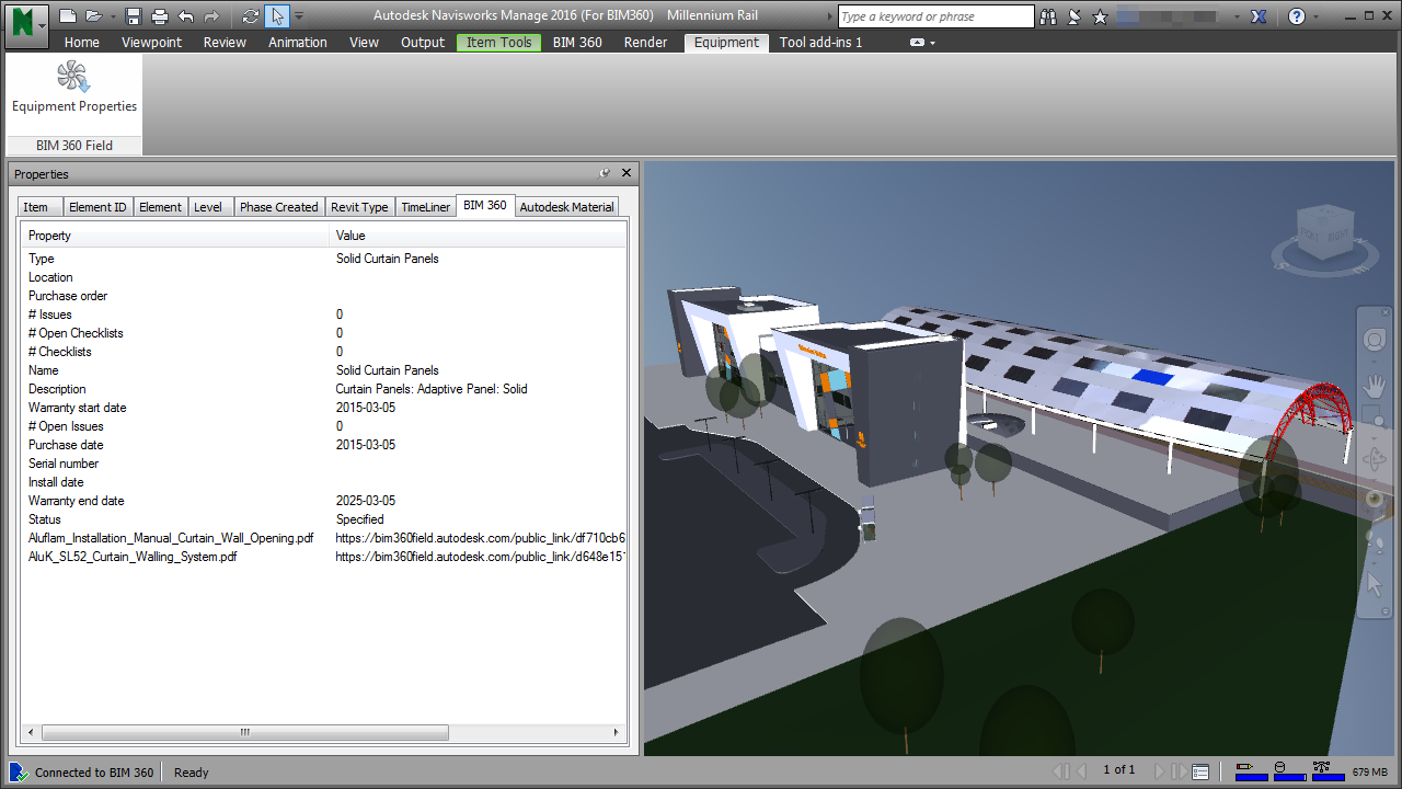 Revit Add-Ons: Free Equipment Properties Version 7.0 for Navisworks