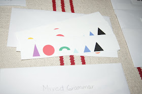 "Making Montessori Ours": Montessori Grammar Sentence & Symbol Strips