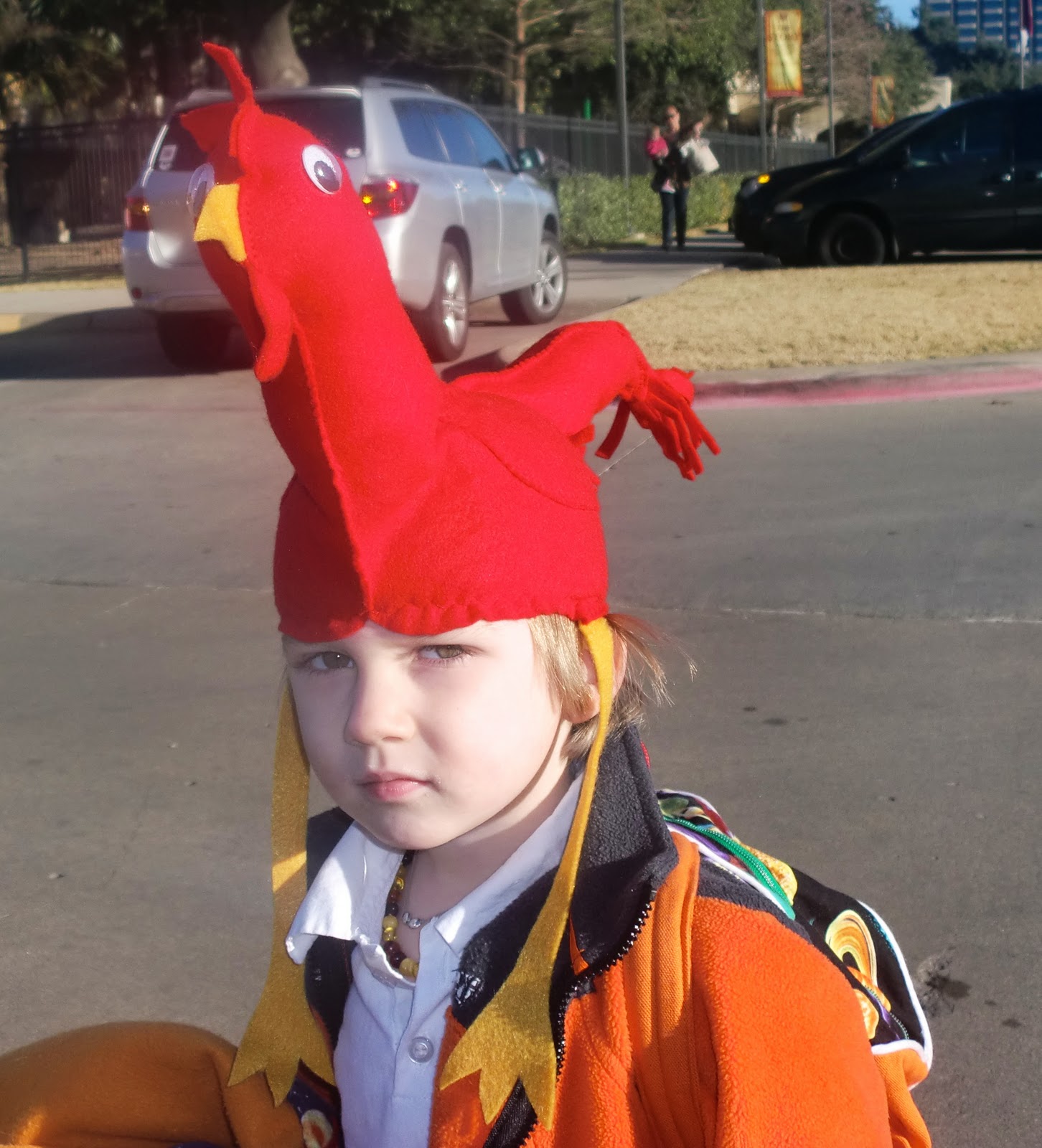 macaroni & cheese: Tutorial: Felt Chicken Hat PLUS Pattern!