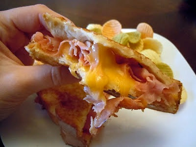 The Savvy Kitchen: Grilled Cheese with Fried Ham