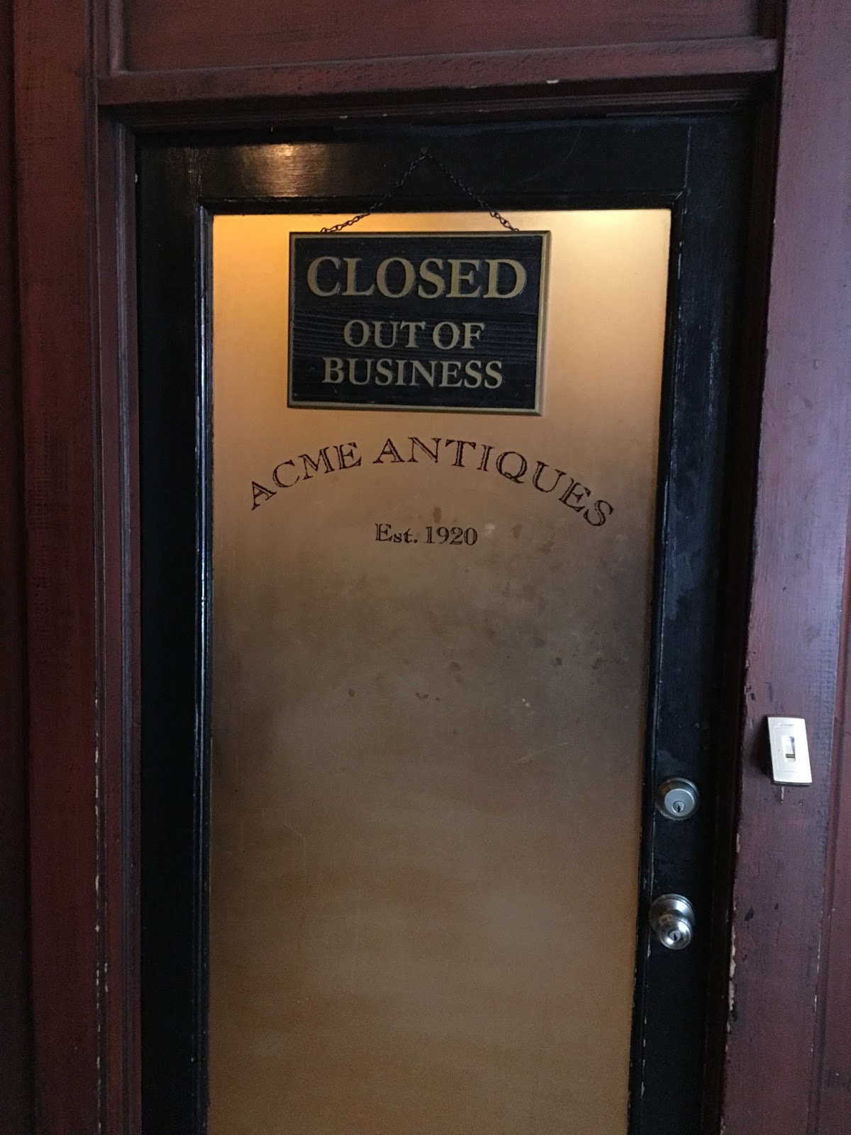 Prohibition Speakeasy Door