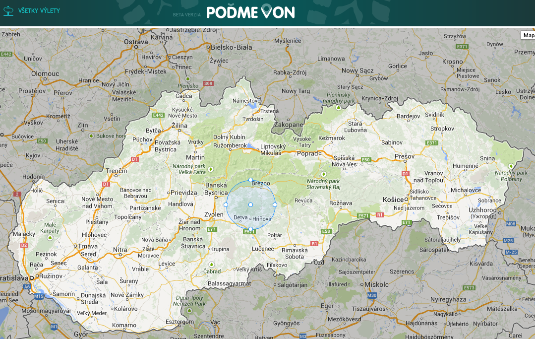 Slovanské Hradiská: Interaktívna mapa hradísk