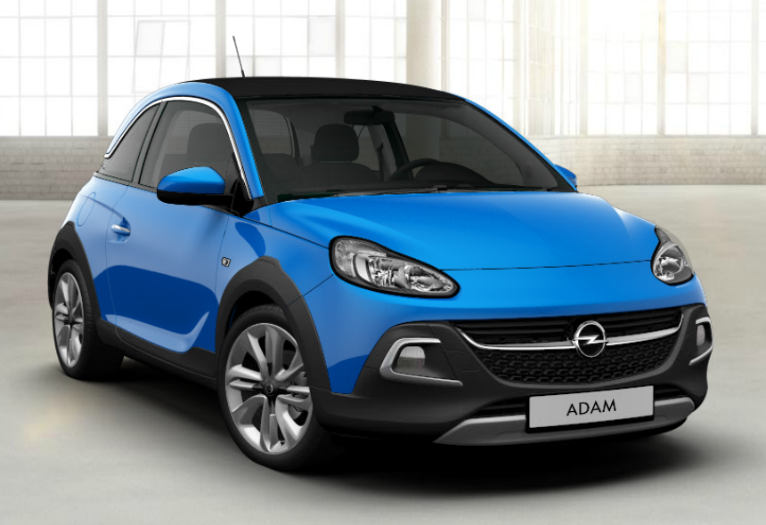 Opel Adam Rocks (2014 à 2019) - Couleurs, code peinture