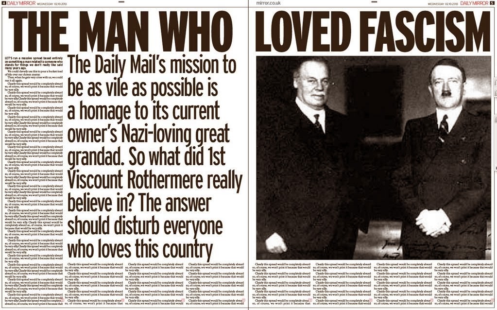 Democracy and Class Struggle: Viscount Rothermere the man who loved Fascism