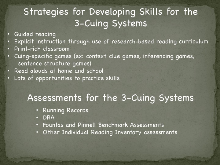 Teaching Reading Series: Part II