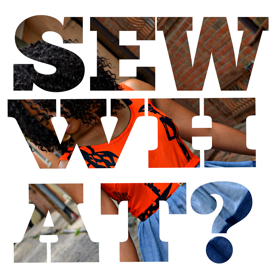 Sew What?........ Orange is the New Denim, a dress that is. | That ...