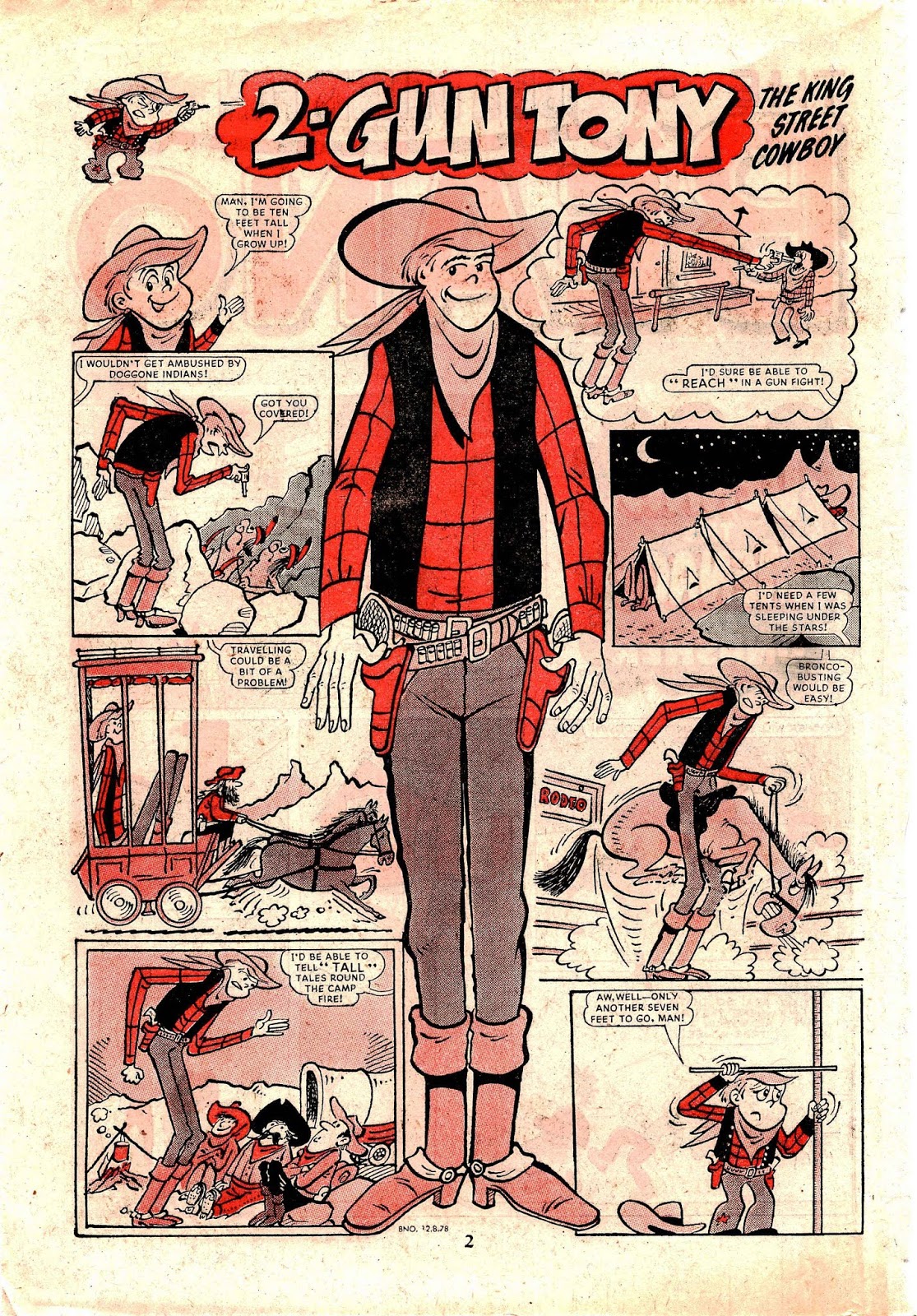 Old-fashioned Comics: 2 - Gun Tony - UK Comics Archive Compilation