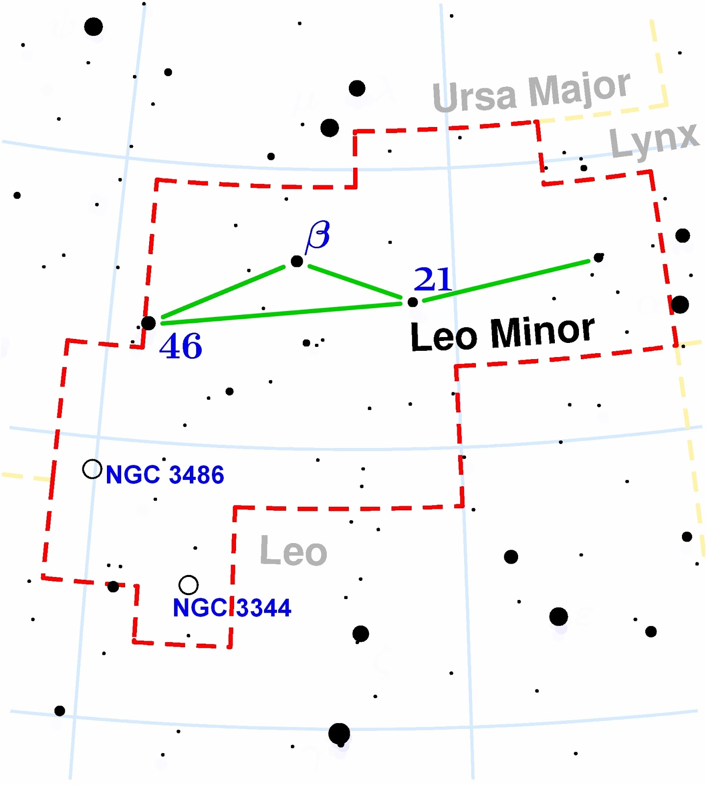 Astronomia: Leo Minor ( Leão Menor )