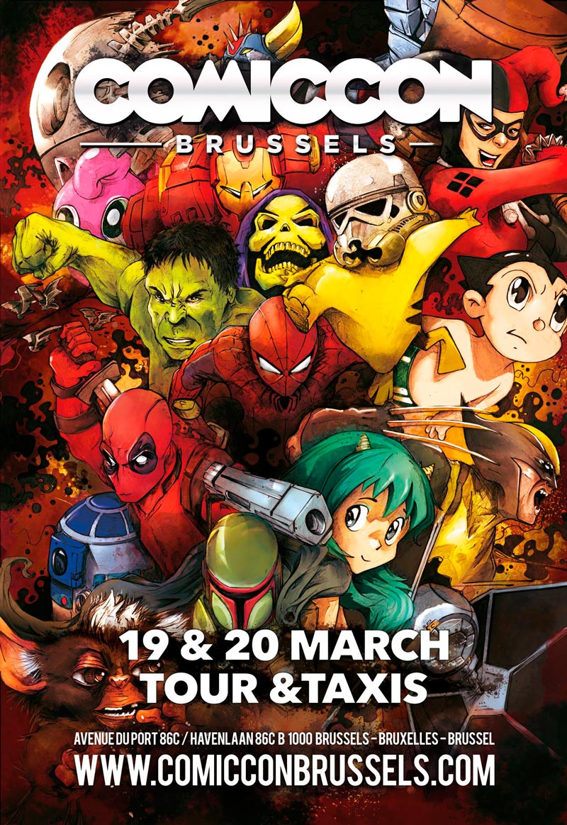 Comic Con Brussels 2016 - Brussel, België, 19 en 20 Maart 2016 | Anime ...