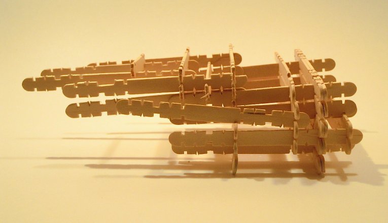 An Elephant a Day: Elephant No. 249: Interlocking Popsicle Sticks