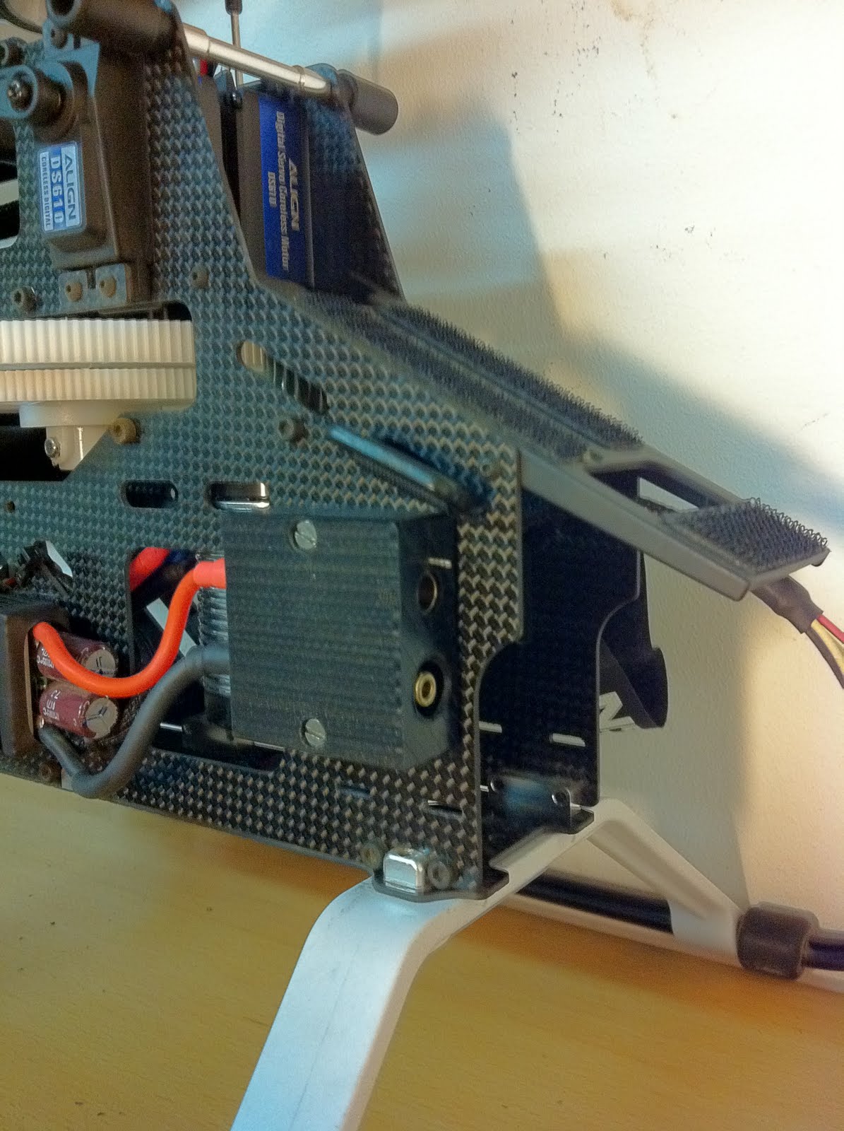 RC Heli - T-Rex 550 - Diabolo : Erste Modifikation am T-Rex 550