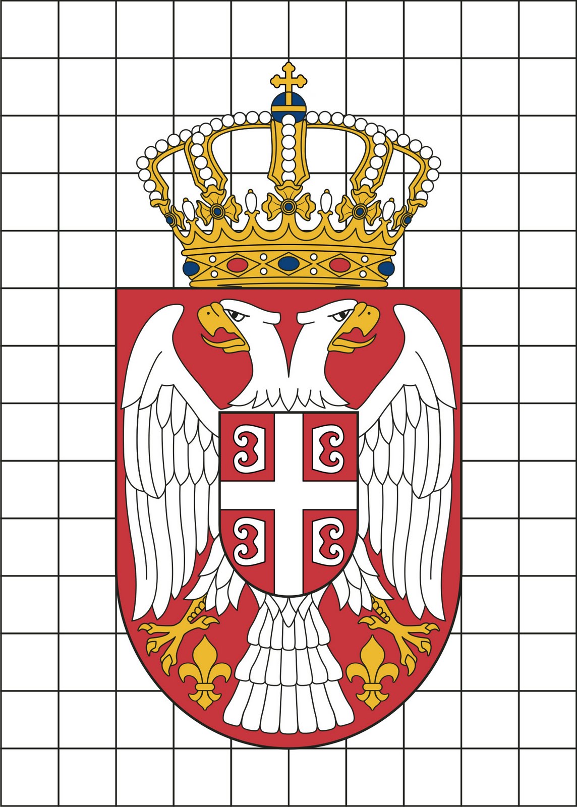 Zastava i grb Srbije - Serbian flag & coat of arms: Grb Srbije - Srpski ...