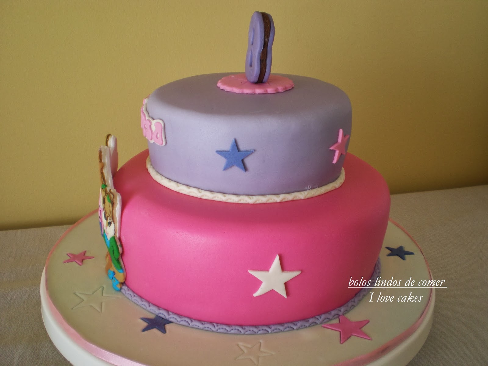 Bolos lindos de comer: Bolo Esquiletes / Chipettes cake