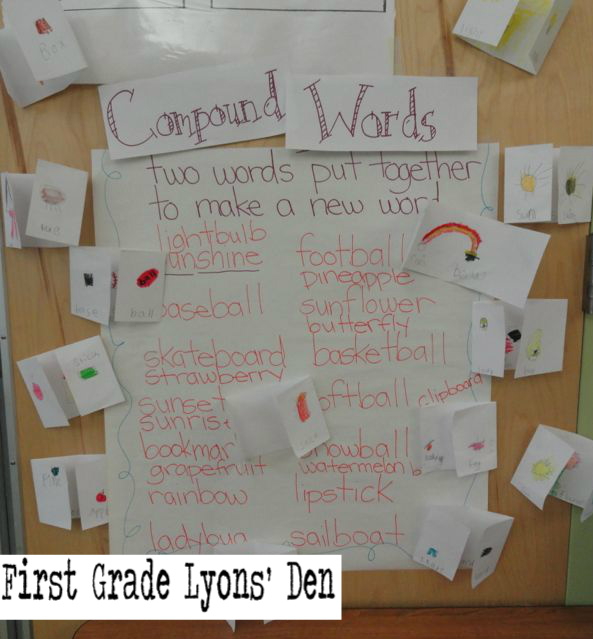 First Grade Lyons' Den: Compound Words