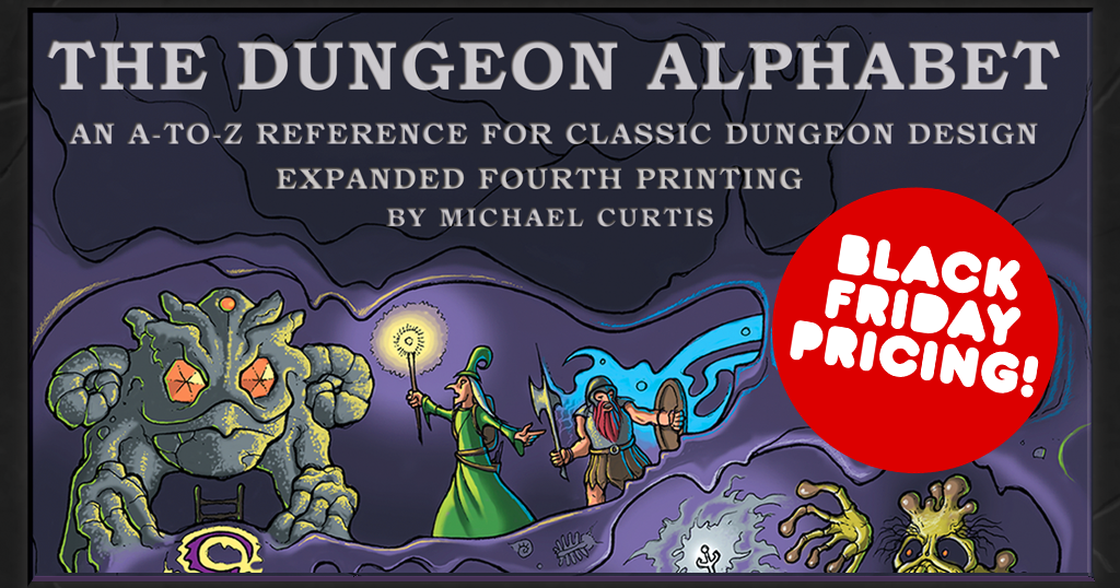 Tenkar's Tavern: Kickstarter - Dungeon Alphabet 4th Printing (Goodman ...