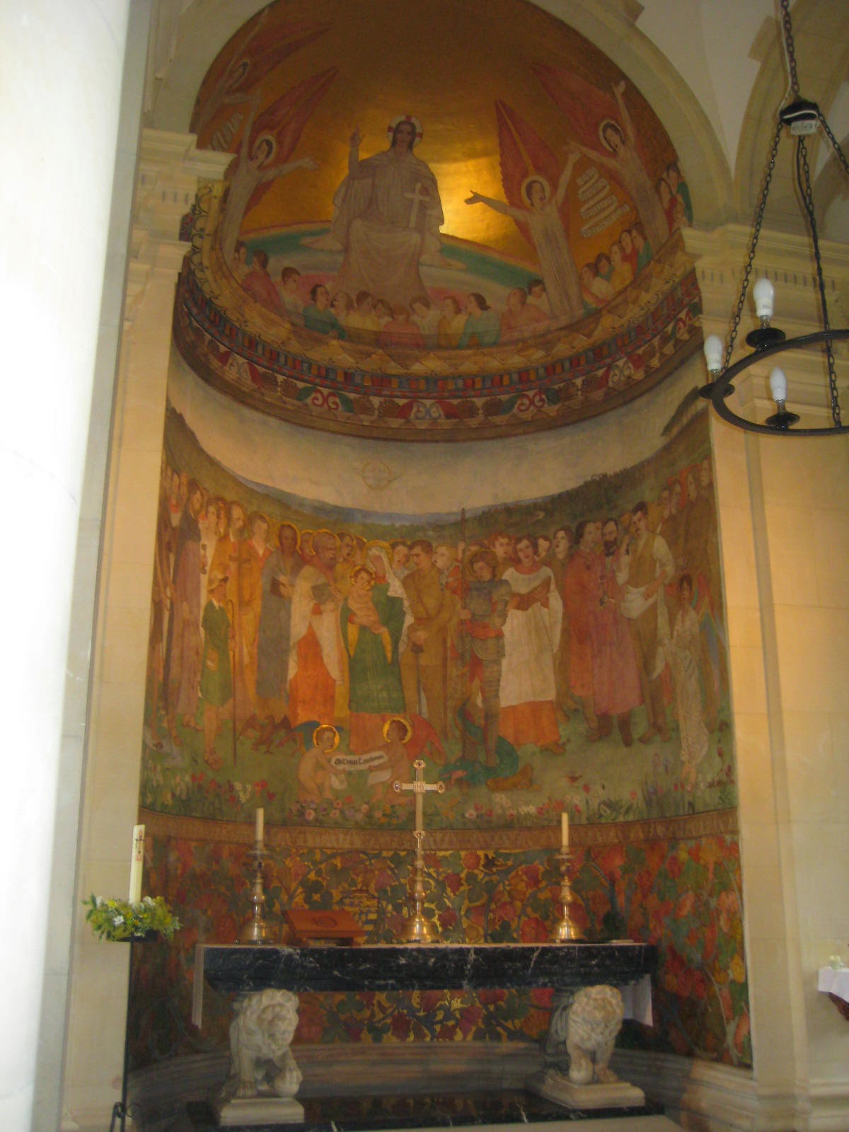 e-arthistory: B. PHOEBE TRAQUAIR's SIGNATURES in the ALL SAINTS MURAL