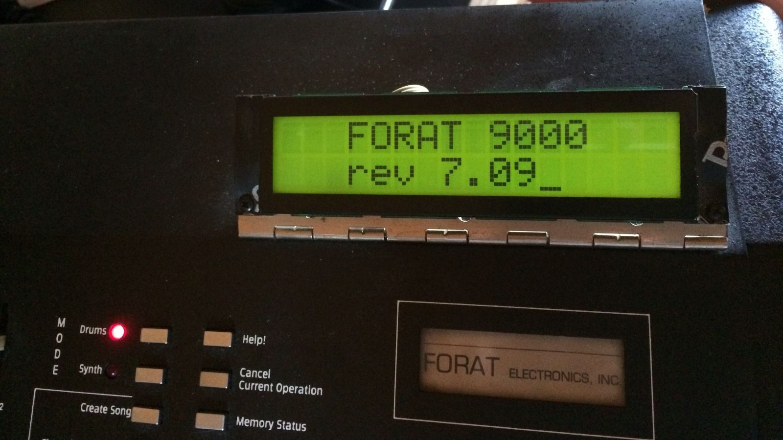 MATRIXSYNTH: FORAT F-9000 DRUM MACHINE - LINN SEQUENCER