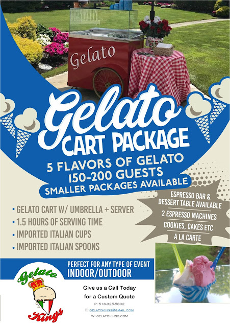 Gelato Catering Cart Long Island-Weddings, Birthday Parties, Corporate ...