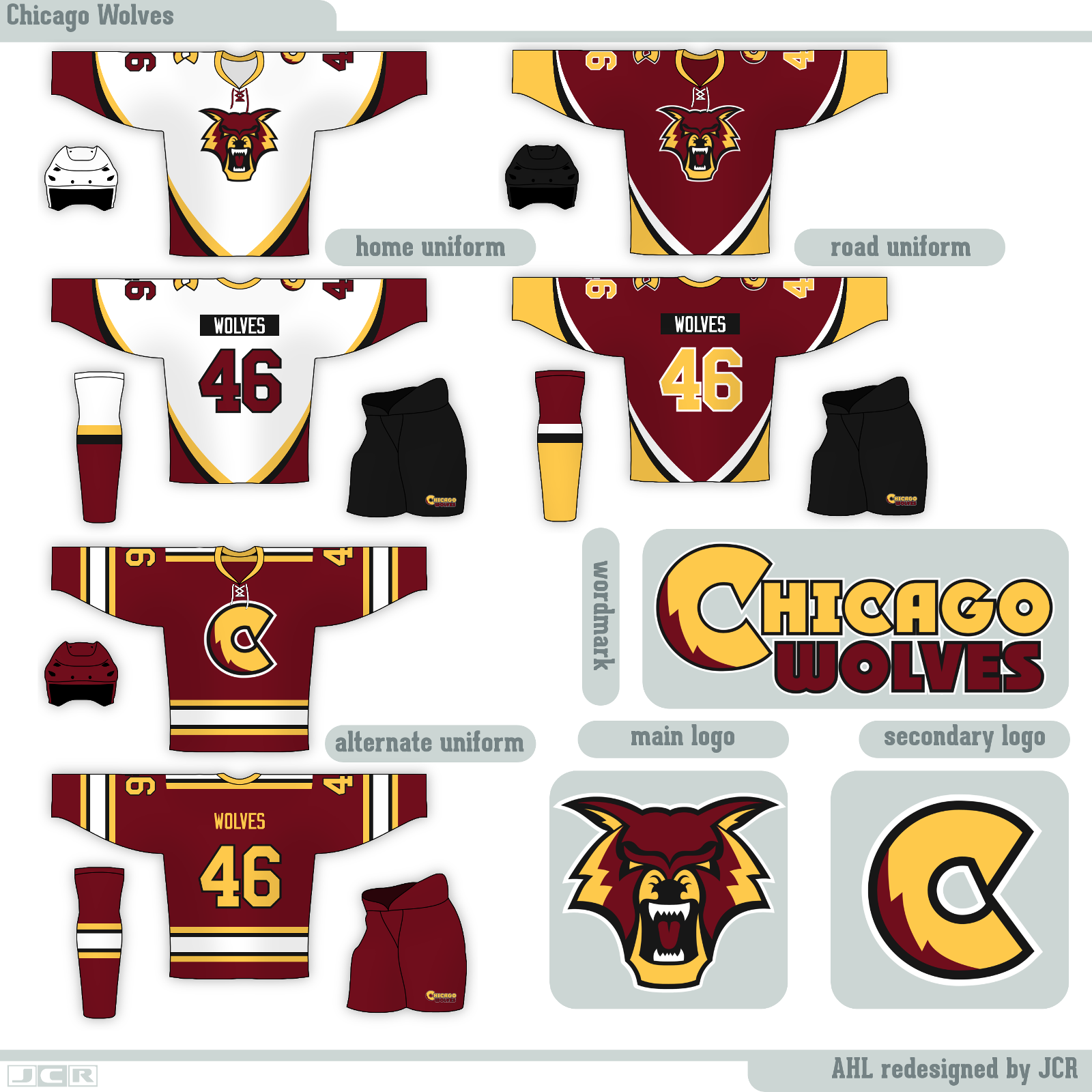 AHL Redesign - Chicago Wolves added - Page 2 - Concepts - Chris Creamer ...