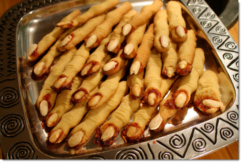 Long and Short Monster Fingers - Halloween Recipes By Indian Vegetarian ...