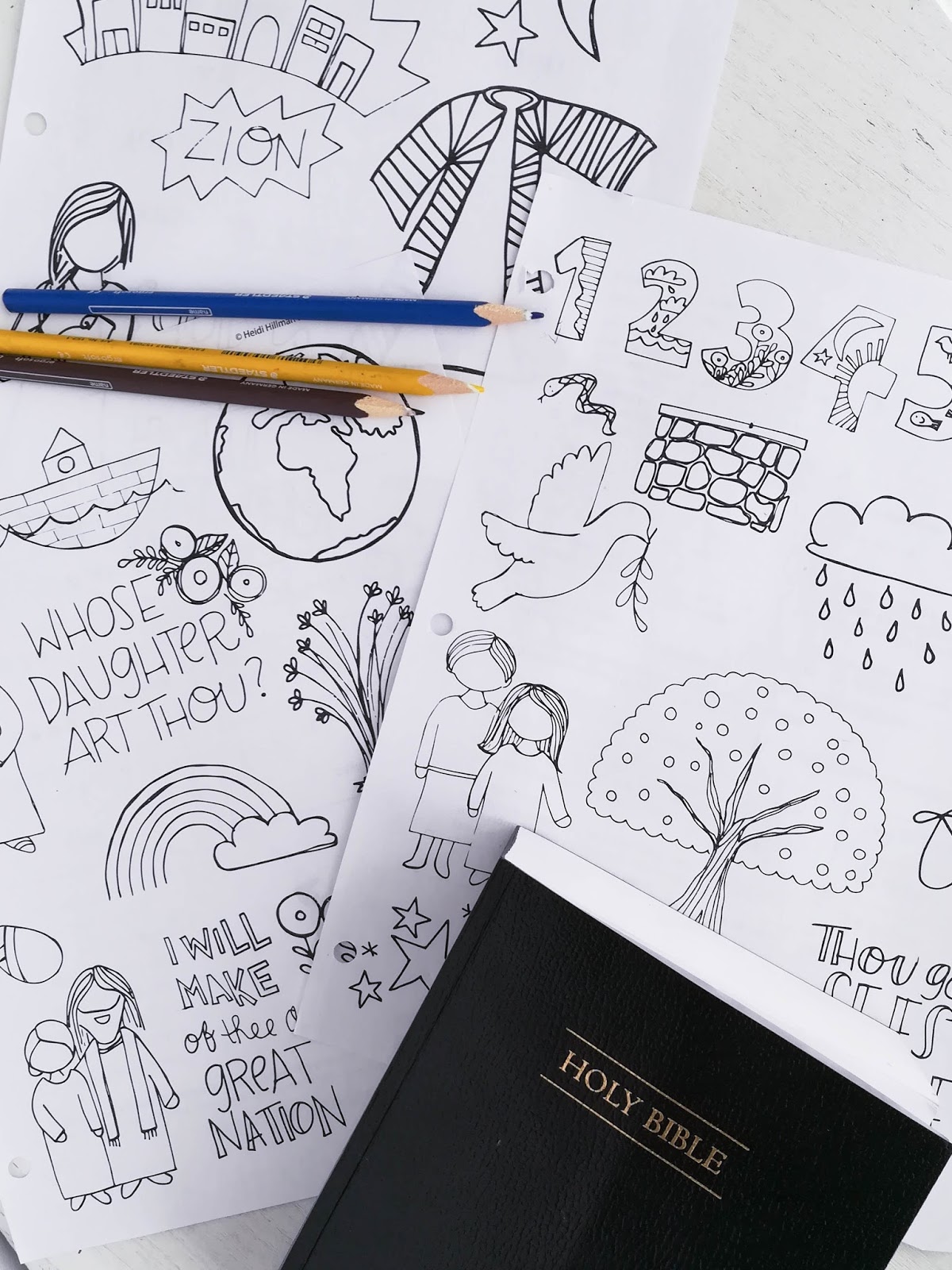 A Lively Hope: Genesis Scripture Doodles (Free Printable!)