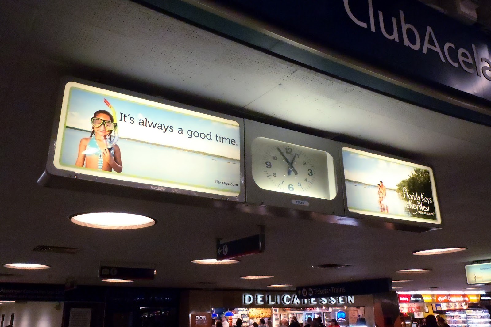 Stephen Flint Photography: Florida Keys Ads throughout PENN STATION NYC