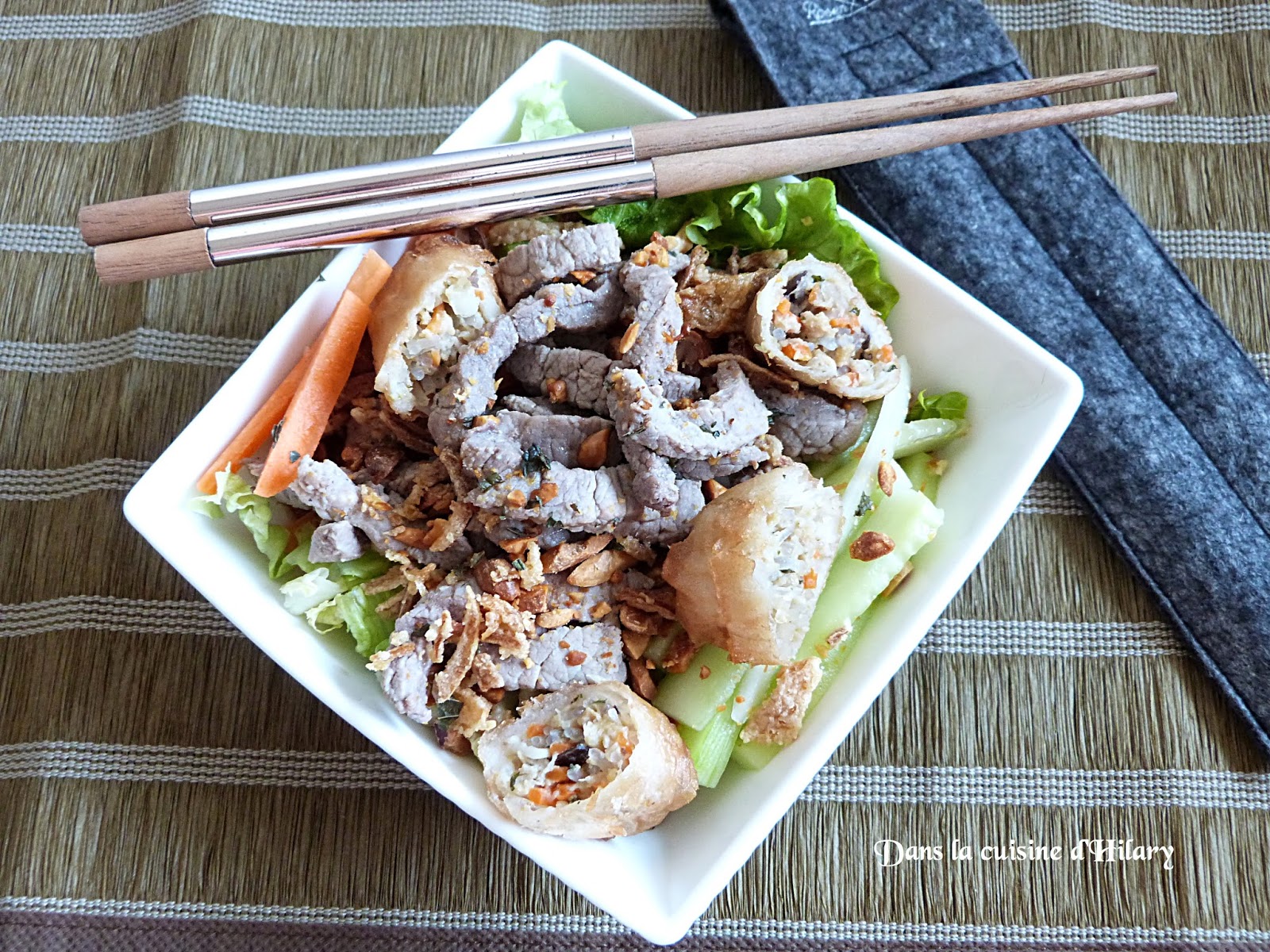 Dans la cuisine d'Hilary: Mon bo bun pour un aller-retour express au ...