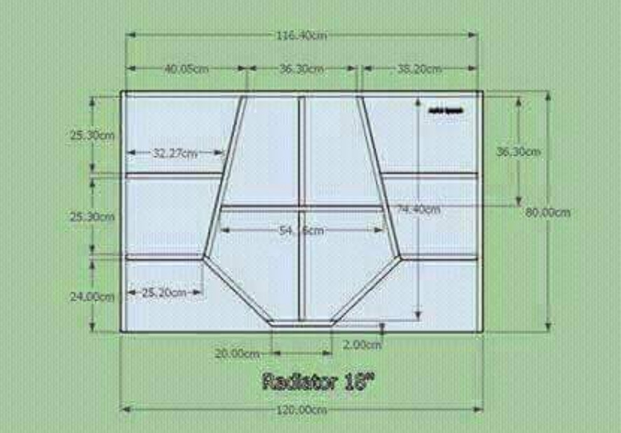 Skema Box Radiator 18 inch - TIPS SOUND SYSTEM