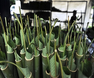 1Media.My: Lemang Daun Lerek Pembuka Selera Di Aidilfitri