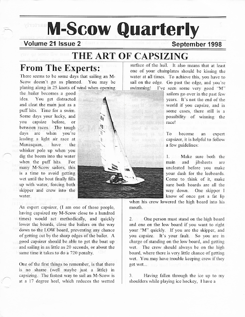 North American M-Scow Association: Sailing Hints III