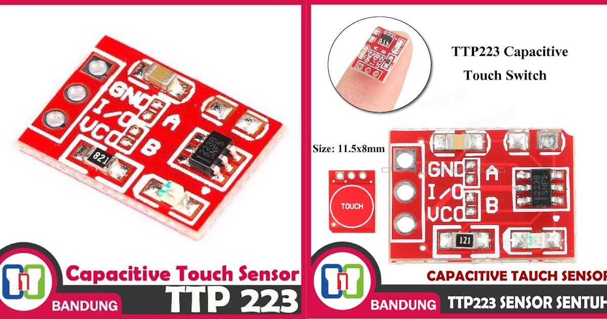 CNC STORE BANDUNG: TTP223 CAPACITIVE TOUCH SENSOR MODULE WITHOUT ...