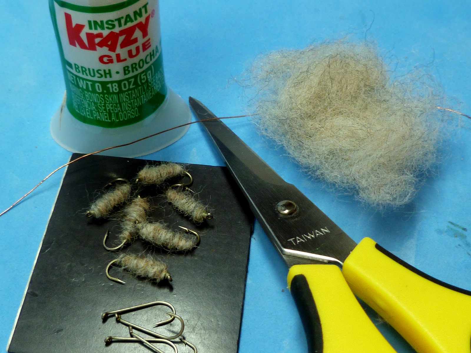 tying my version of Walt's Worm a step-by-step