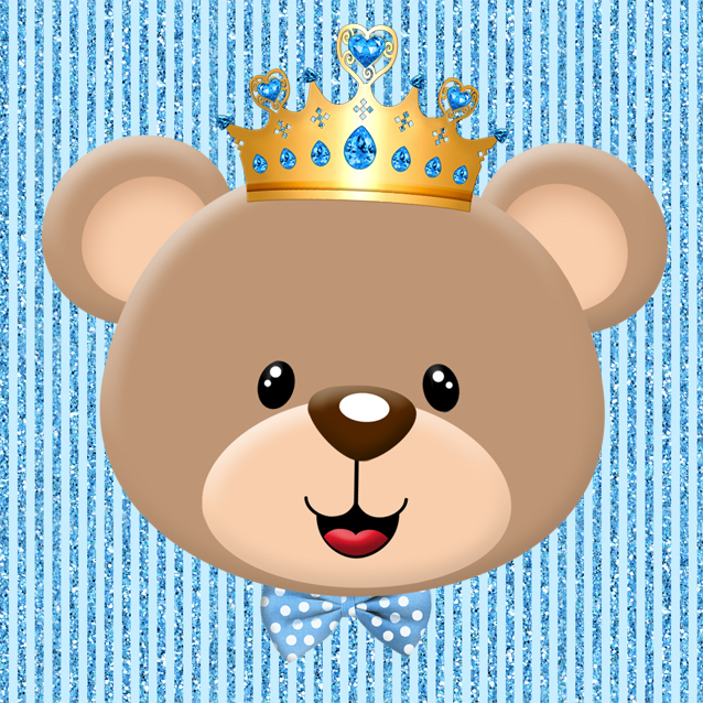 Prince Bear Free Printable Party Kit. - Oh My Baby!