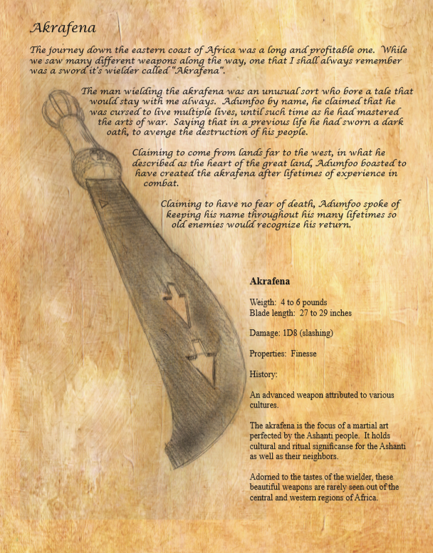 My New Adventure: "The Steel Road" ~ A look into a weapon of Africa