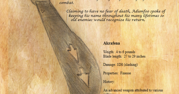 My New Adventure: "The Steel Road" ~ A look into a weapon of Africa