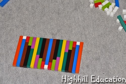 Highhill Homeschool: Cuisenaire Rod Patterns