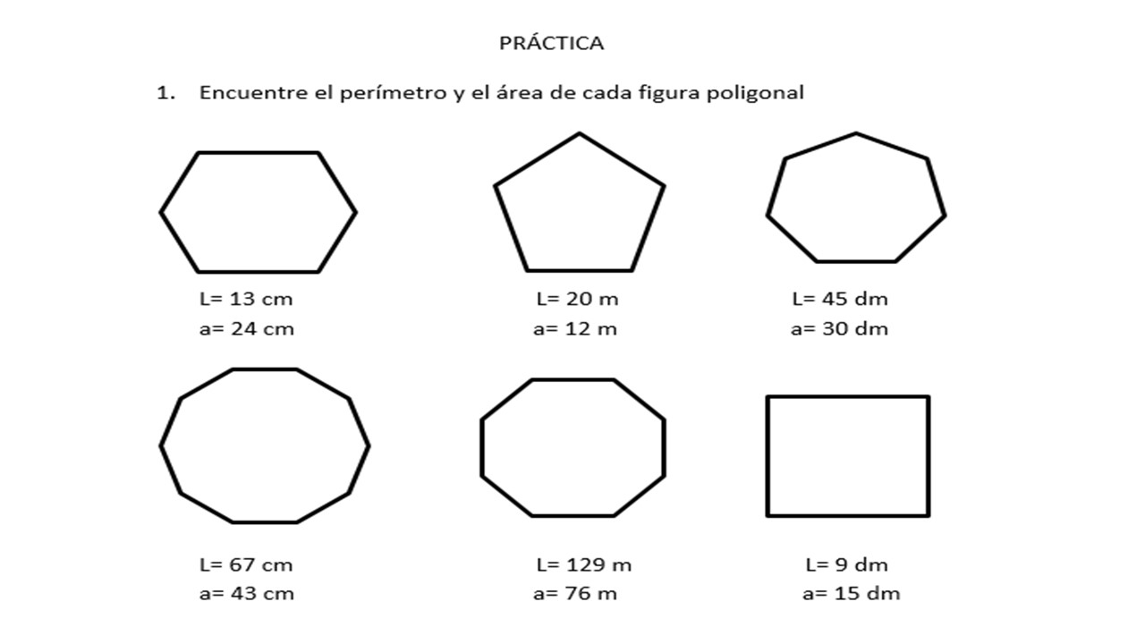 Calculo De Perimetro De Poligonos Regulares E Irregulares - Printable ...