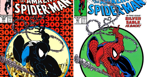 I love comic covers: The Amazing Spider-Man #300 Homages