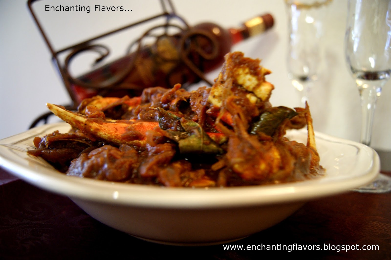Enchanting Flavors: Kallu Shappu Style Njandu Curry / Toddy Shop Style ...