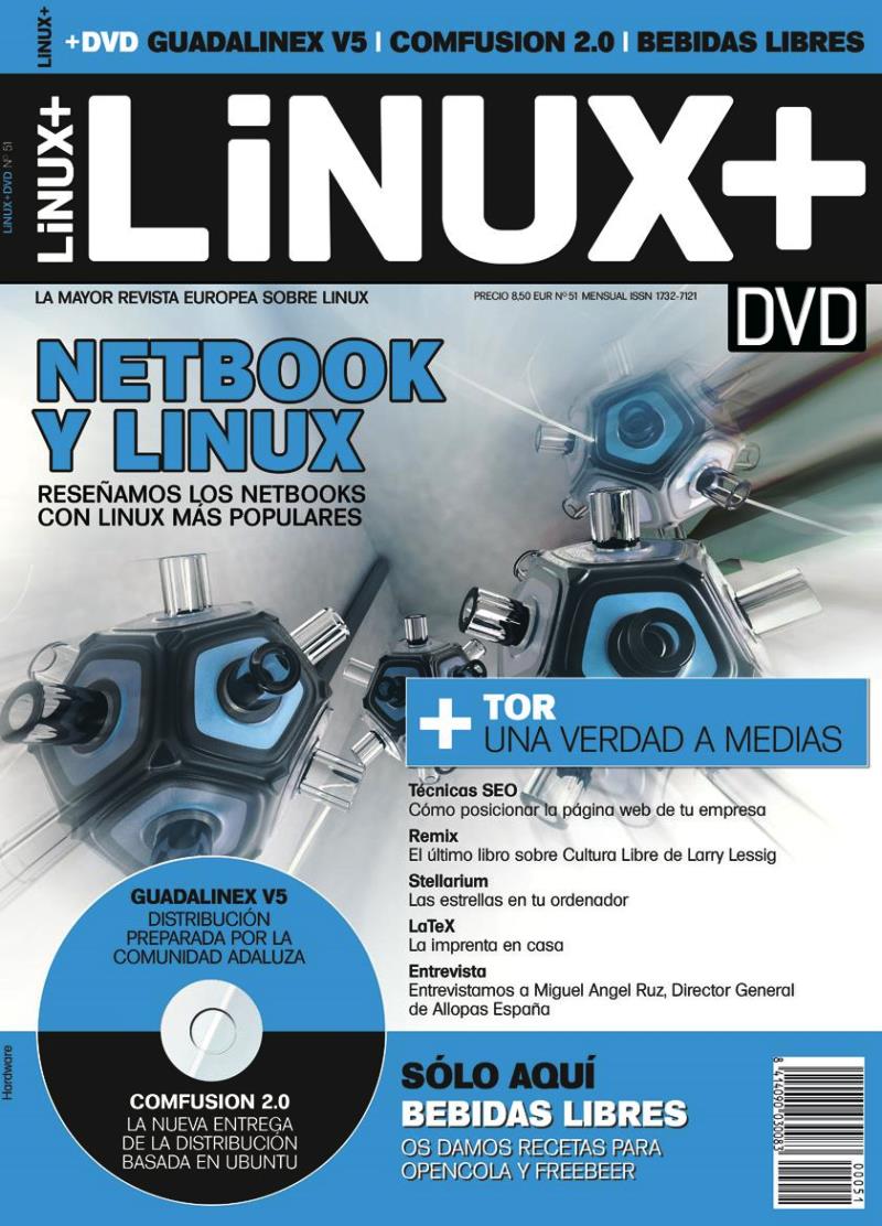 Linux+ Nro. 51 – Netbook y Linux: Reseñamos los Netbooks con Linux más populares | Free Libros