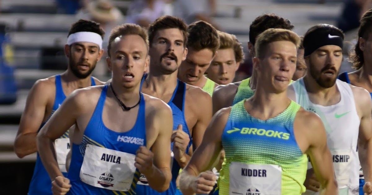 Brannon Kidder wins 800m at Harry Jerome...
