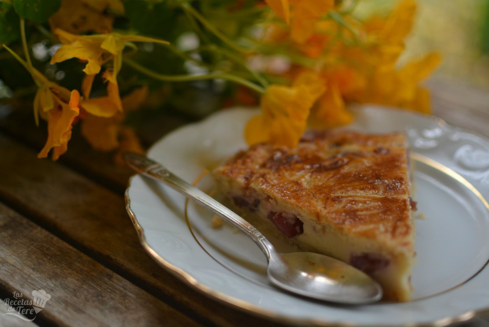Pastel vasco con cerezas, recetas de la abuela - Las recetas de Tere