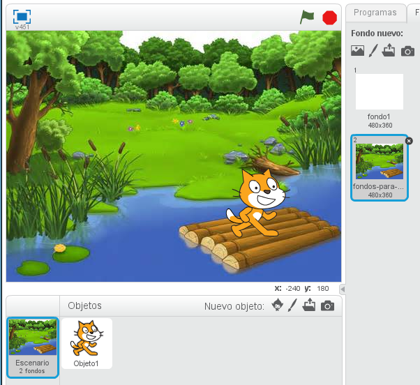 Clarin Digital 56: Scratch - Tutorial 6: Incluir como fondo una imagen ...