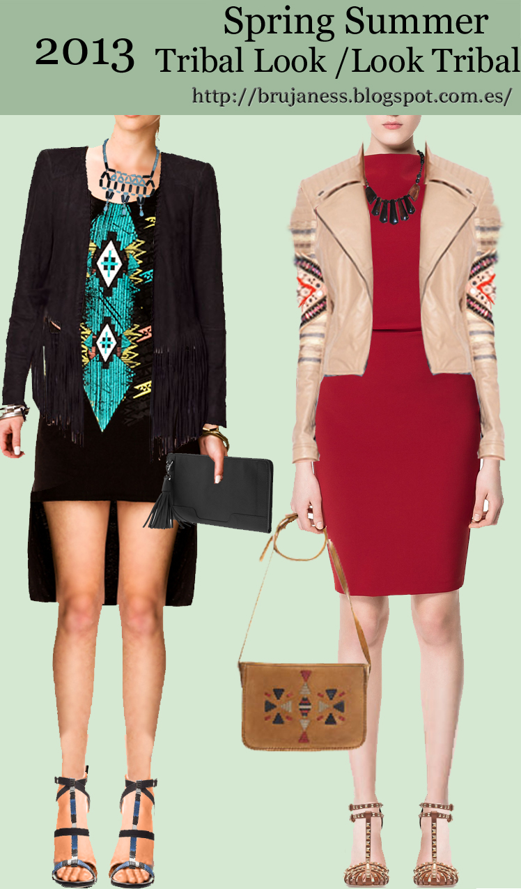 Brujaness Fashion: Tribal/Ethnic: In stores & look/En tiendas y look