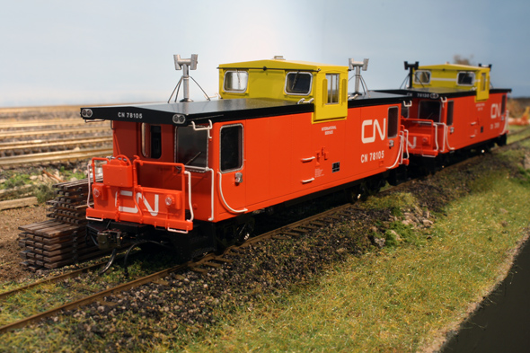 White River Division: True Line Trains - CN International Cabooses